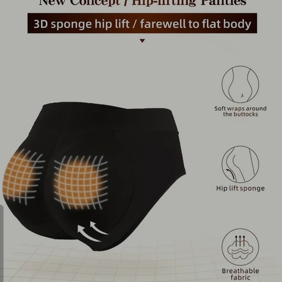 Intimates & Sleepwear | Women Panties Seamless Hip Pads Enhancer ...